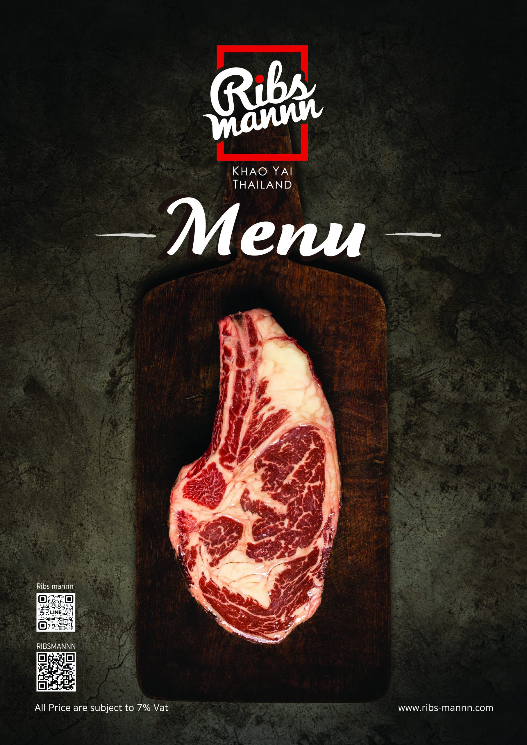 RESTAURANT MENU – Ribs Mannn